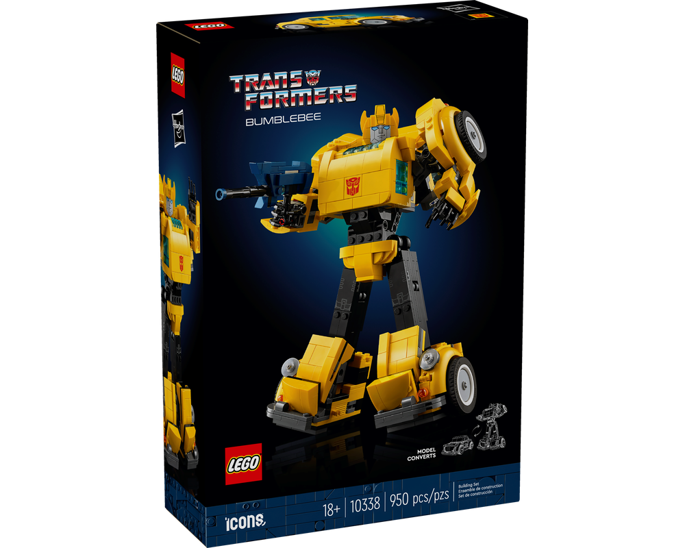 LEGO Set 10338-1 Bumblebee (2024 Icons) | Rebrickable - Build with LEGO