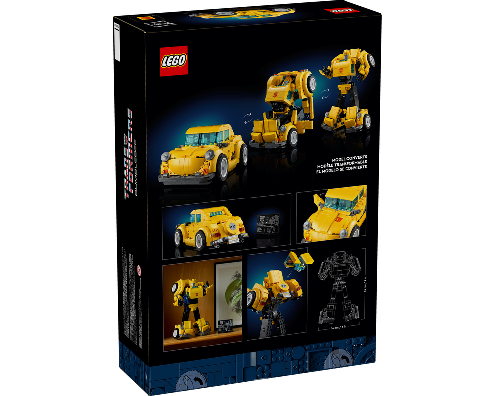 LEGO Set 10338-1 Bumblebee (2024 Icons) | Rebrickable - Build with LEGO