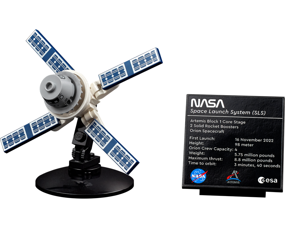 LEGO Set 10341-1 NASA Artemis Space Launch System (2024 Icons) | Rebrickable - Build with LEGO