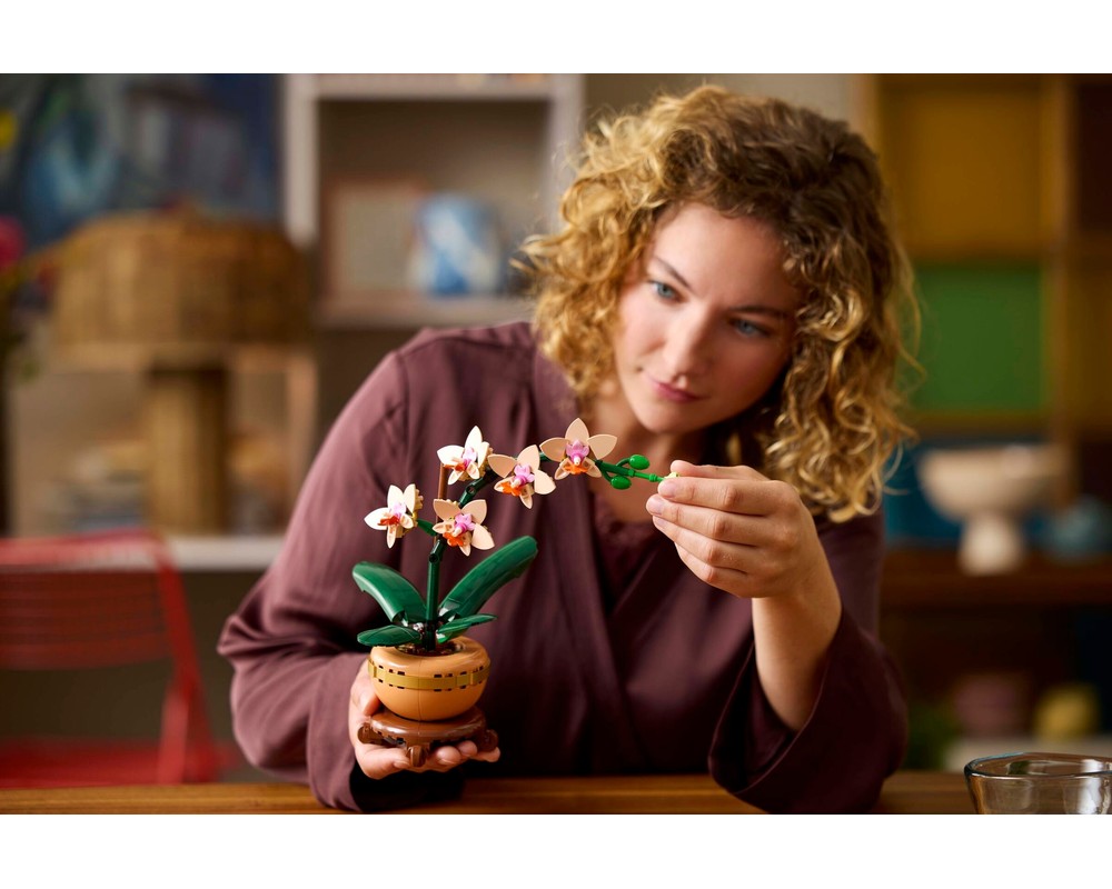 LEGO Set 10343-1 Mini Orchid (2025 Botanicals) | Rebrickable - Build ...