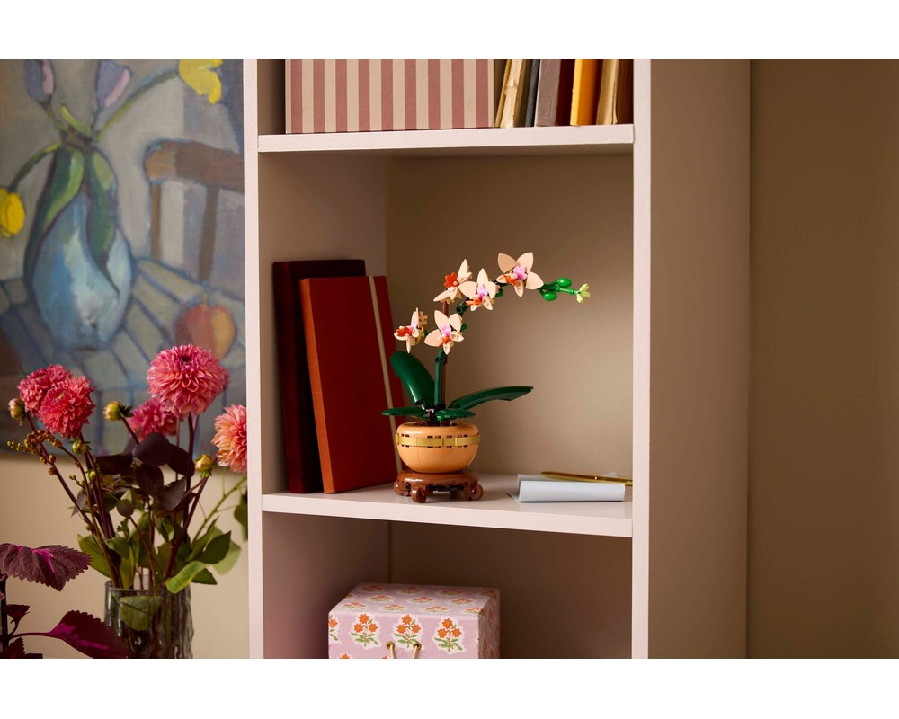 LEGO Set 10343-1 Mini Orchid (2025 Botanicals) | Rebrickable - Build ...