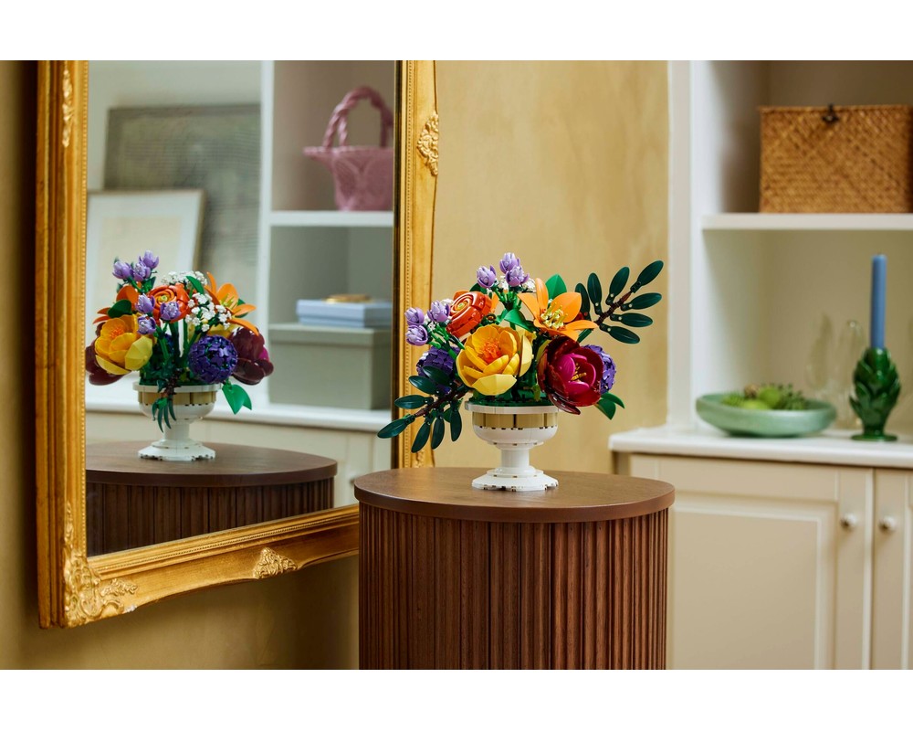 LEGO Set 10345-1 Flower Arrangement (2025 Botanicals) | Rebrickable ...