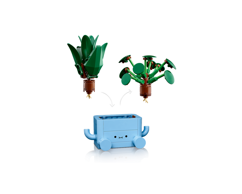 LEGO Set 10349-1 Happy Plants (2025 Botanicals) | Rebrickable - Build ...