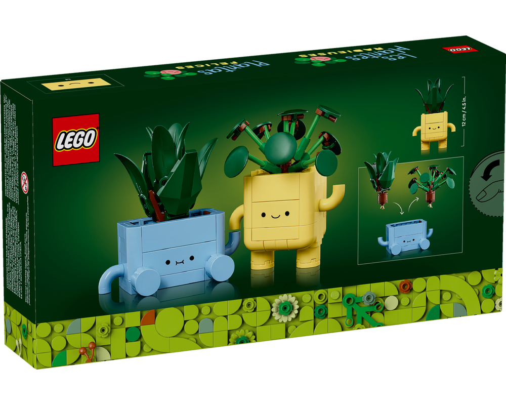 LEGO Set 10349-1 Happy Plants (2025 Botanicals) | Rebrickable - Build ...