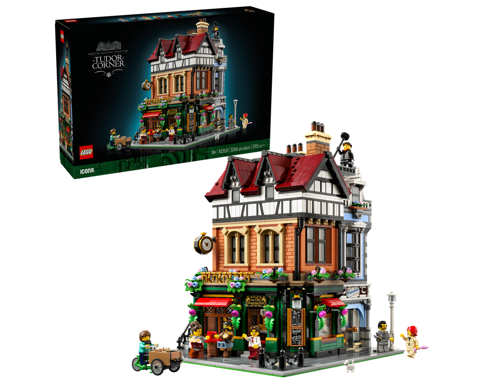 LEGO Set 10350-1 Tudor Corner (2025 Modular Buildings) | Rebrickable ...