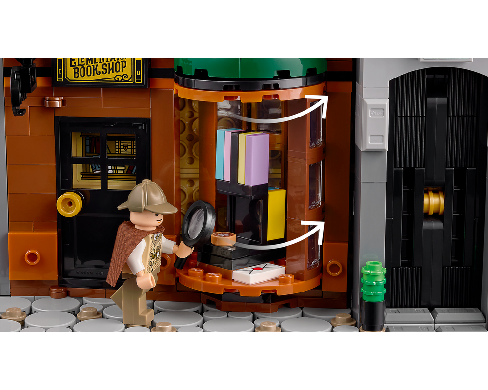 LEGO Set 10351-1 Sherlock Holmes: Book Nook (2025 Icons) | Rebrickable ...