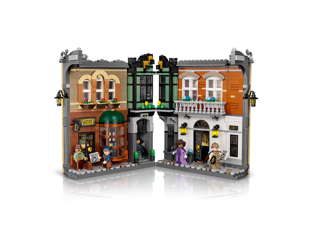 LEGO Set 10351-1 Sherlock Holmes: Book Nook (2025 Icons) | Rebrickable ...