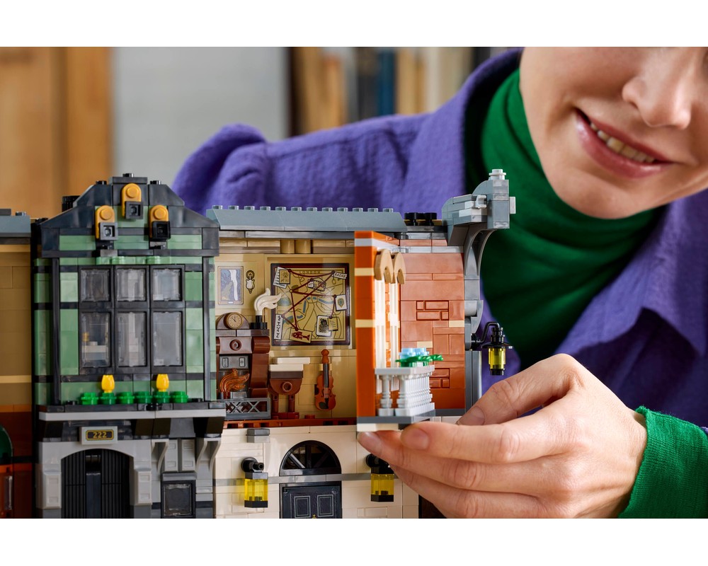 LEGO Set 10351-1 Sherlock Holmes: Book Nook (2025 Icons) | Rebrickable ...