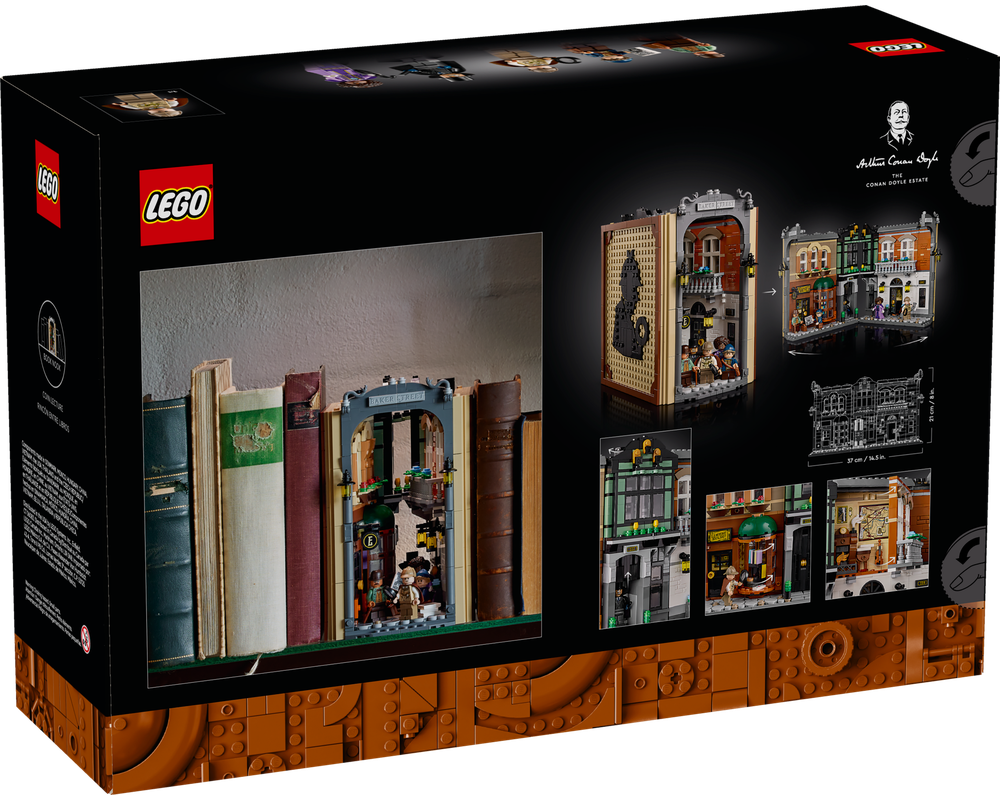 LEGO Set 10351-1 Sherlock Holmes: Book Nook (2025 Icons) | Rebrickable ...