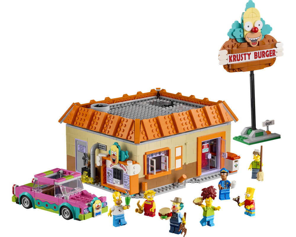 LEGO Set 10352-1 The Simpsons: Krusty Burger (2025 Icons) | Rebrickable ...