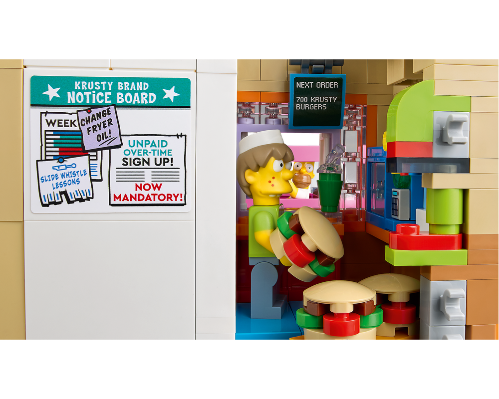 LEGO Set 10352-1 The Simpsons: Krusty Burger (2025 Icons) | Rebrickable ...