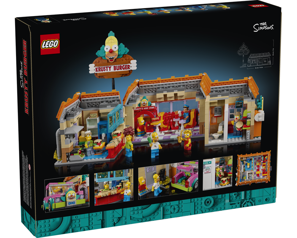 LEGO Set 10352-1 The Simpsons: Krusty Burger (2025 Icons) | Rebrickable ...