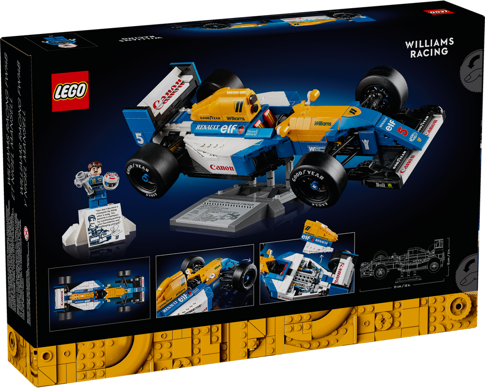 LEGO Set 10353-1 Williams Racing FW14B & Nigel Mansell (2025 Icons ...