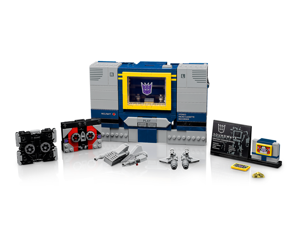 LEGO Set 10358-1 Transformers: Soundwave (2025 Icons) | Rebrickable ...