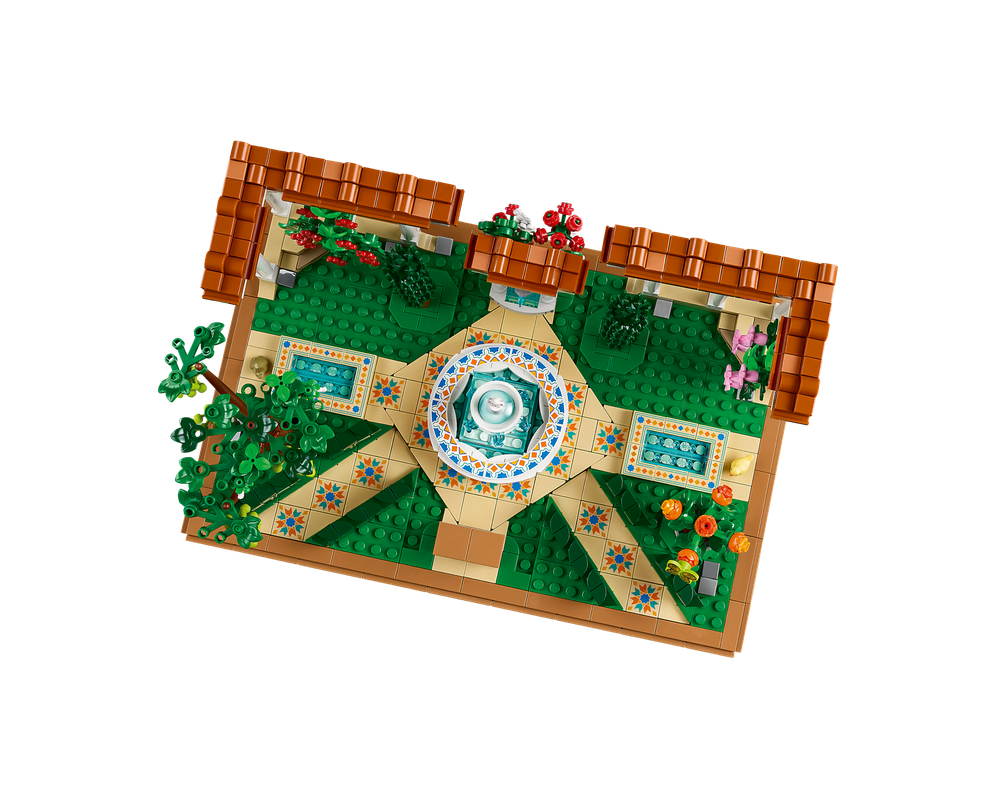 LEGO Set 10359-1 Fountain Garden (2025 Icons) | Rebrickable - Build ...
