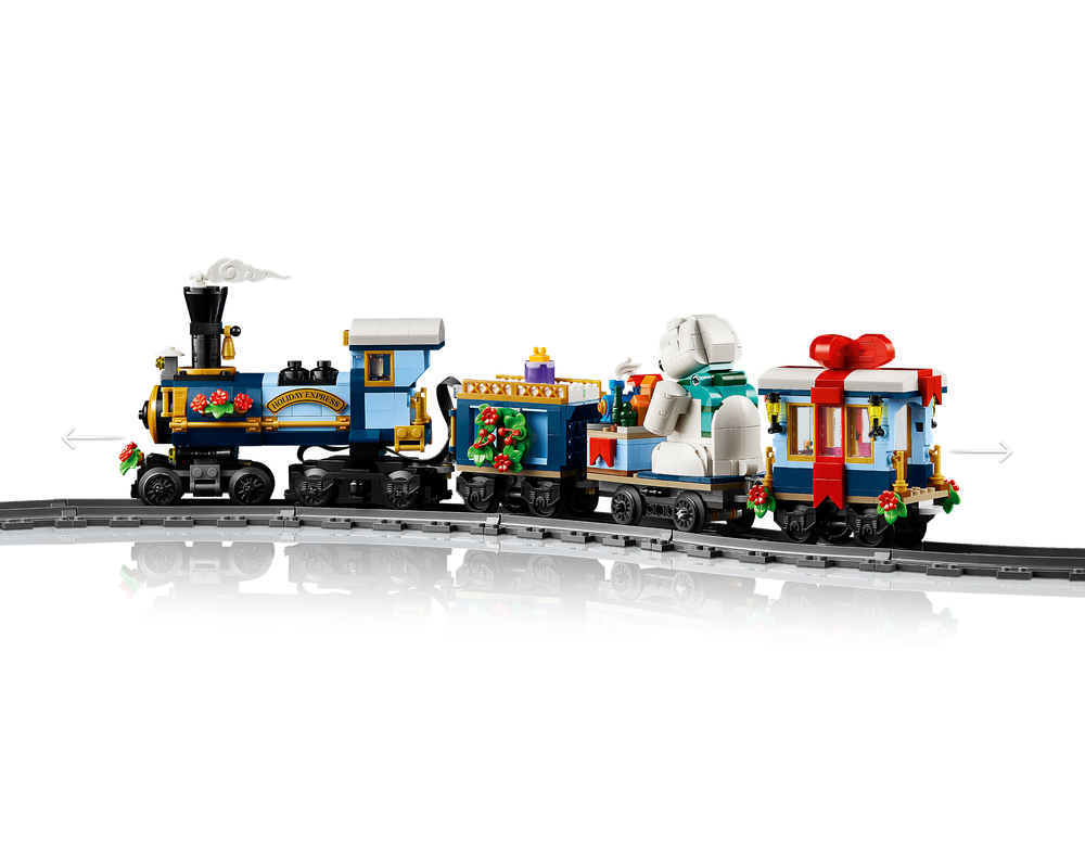 LEGO Set 10361-1 Holiday Express Train (2025 Icons) | Rebrickable ...