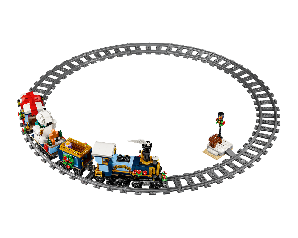 LEGO Set 10361-1 Holiday Express Train (2025 Icons) | Rebrickable ...