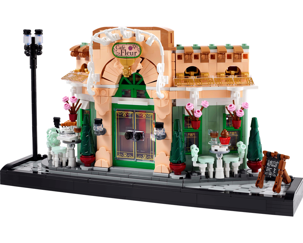 LEGO Set 10362-1 French Café (2025 Icons) | Rebrickable - Build with LEGO