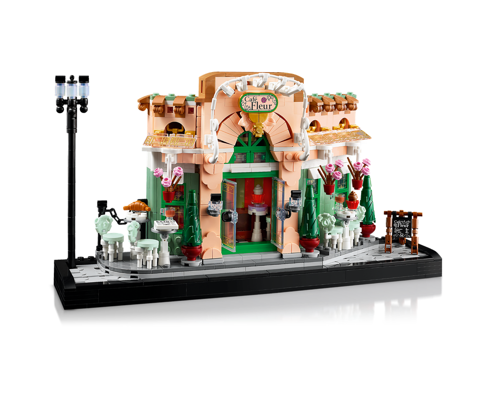 LEGO Set 10362-1 French Café (2025 Icons) | Rebrickable - Build with LEGO