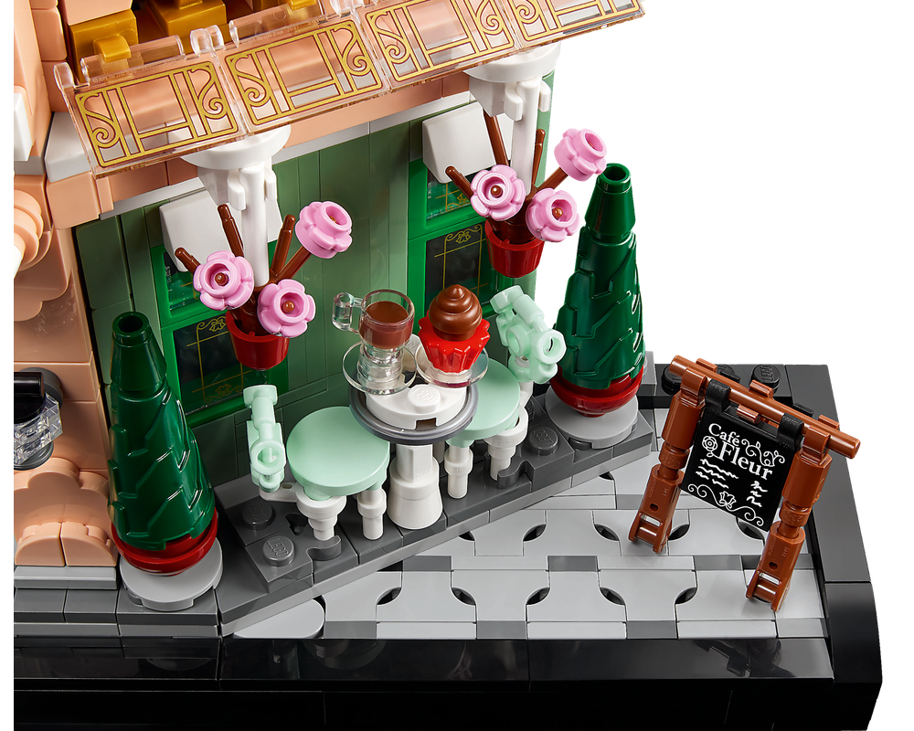LEGO Set 10362-1 French Café (2025 Icons) | Rebrickable - Build with LEGO