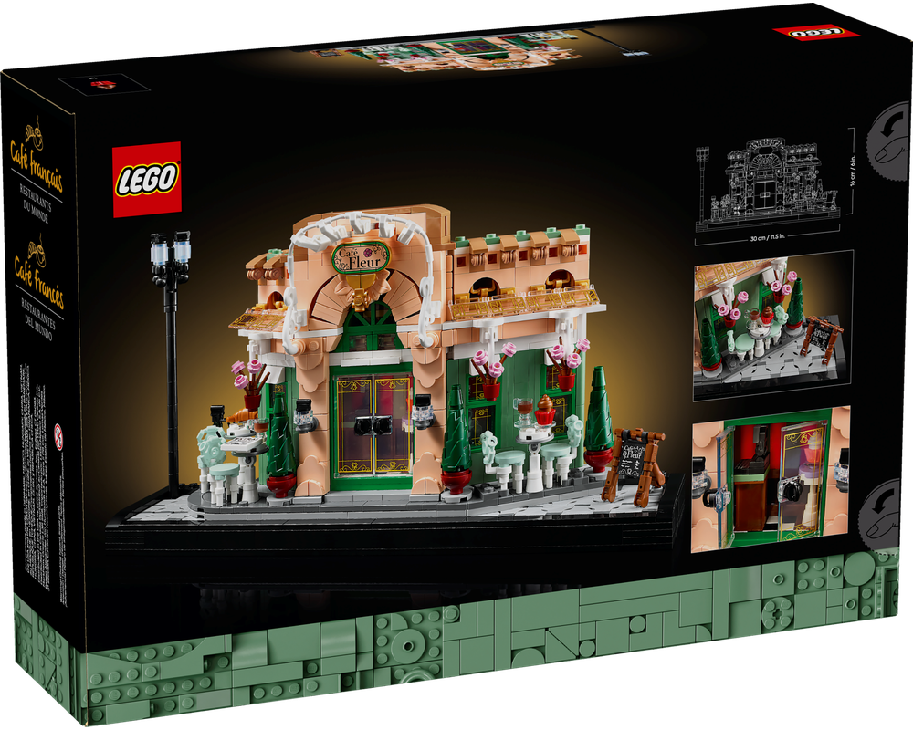 LEGO Set 10362-1 French Café (2025 Icons) | Rebrickable - Build with LEGO