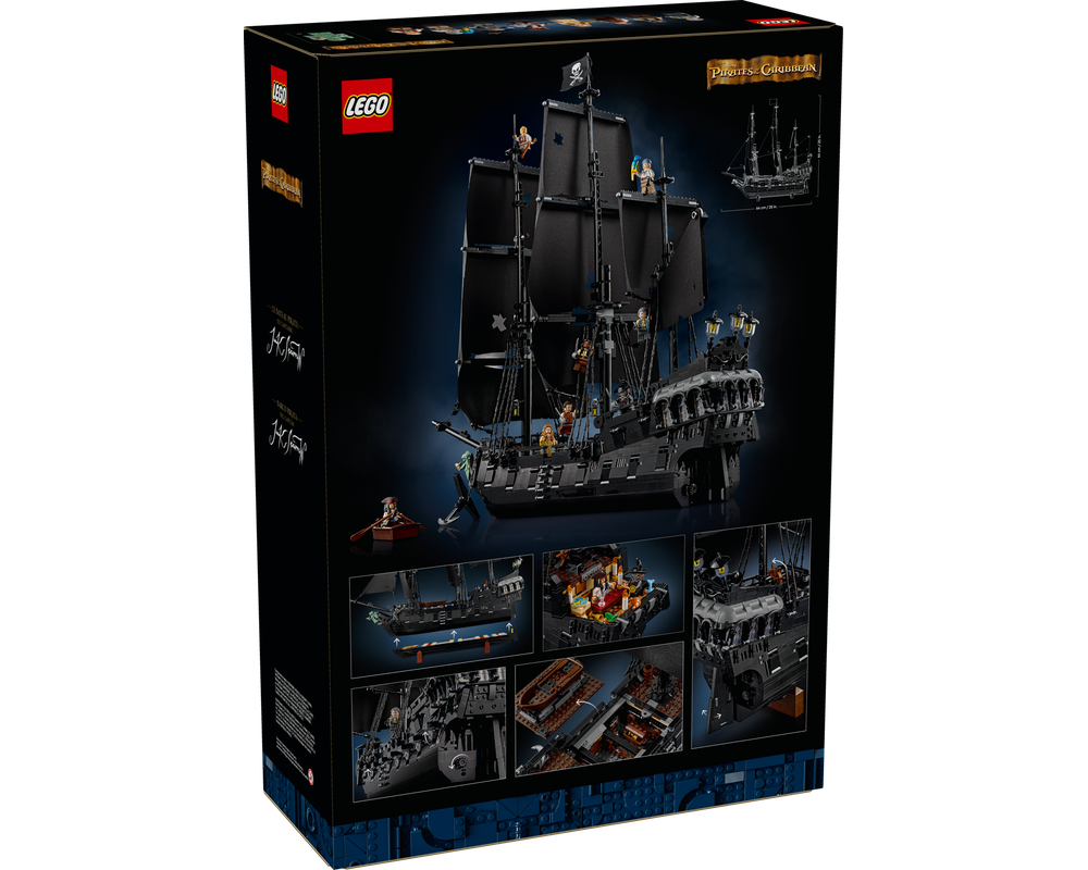 LEGO Set 10365-1 Captain Jack Sparrow's Pirate Ship (2025 Icons ...