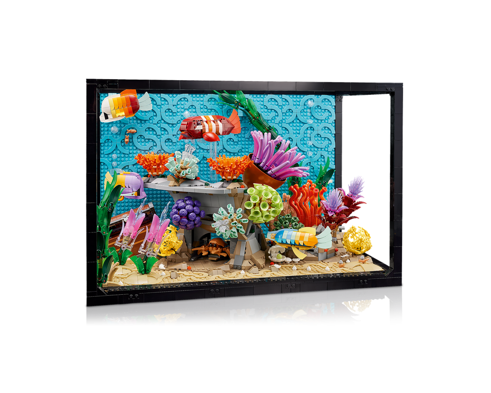 LEGO Set 10366-1 Tropical Aquarium (2025 Icons) | Rebrickable - Build ...