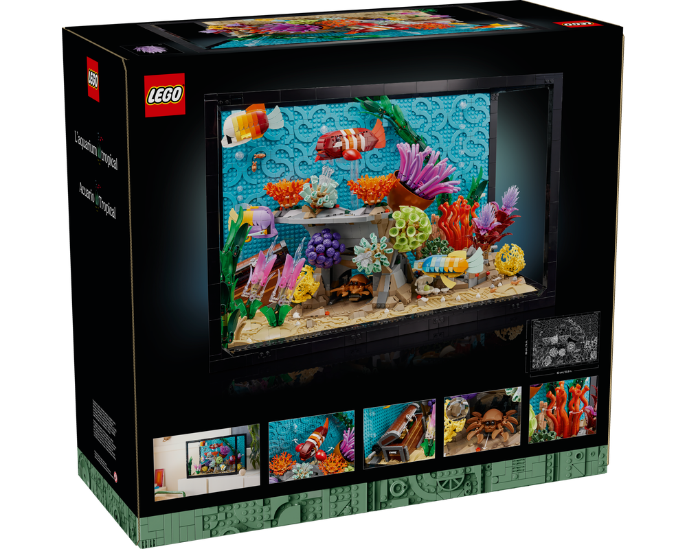 LEGO Set 10366-1 Tropical Aquarium (2025 Icons) | Rebrickable - Build ...
