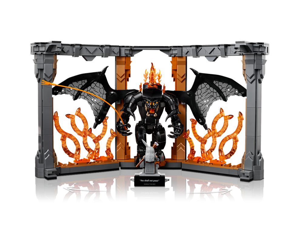LEGO Set 10367-1 The Lord of the Rings: Balrog Book Nook (2025 Icons ...