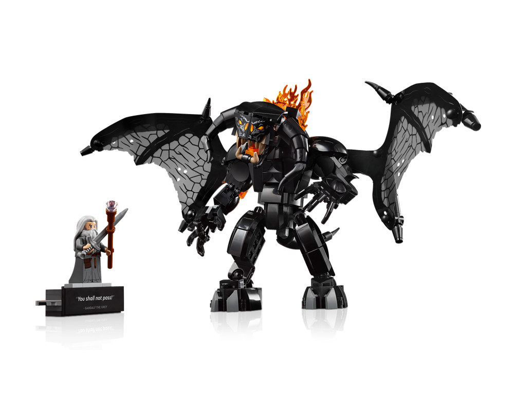 LEGO Set 10367-1 The Lord of the Rings: Balrog Book Nook (2025 Icons ...