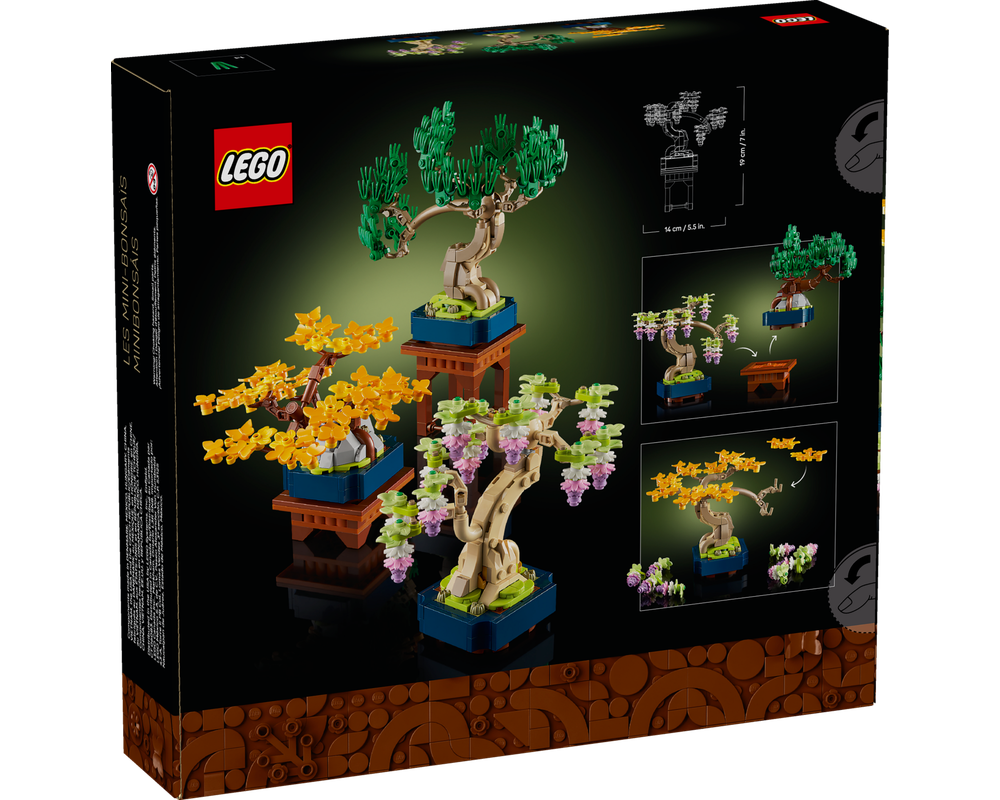LEGO Set 10373-1 Mini Bonsai Trees (2025 Botanicals) | Rebrickable ...