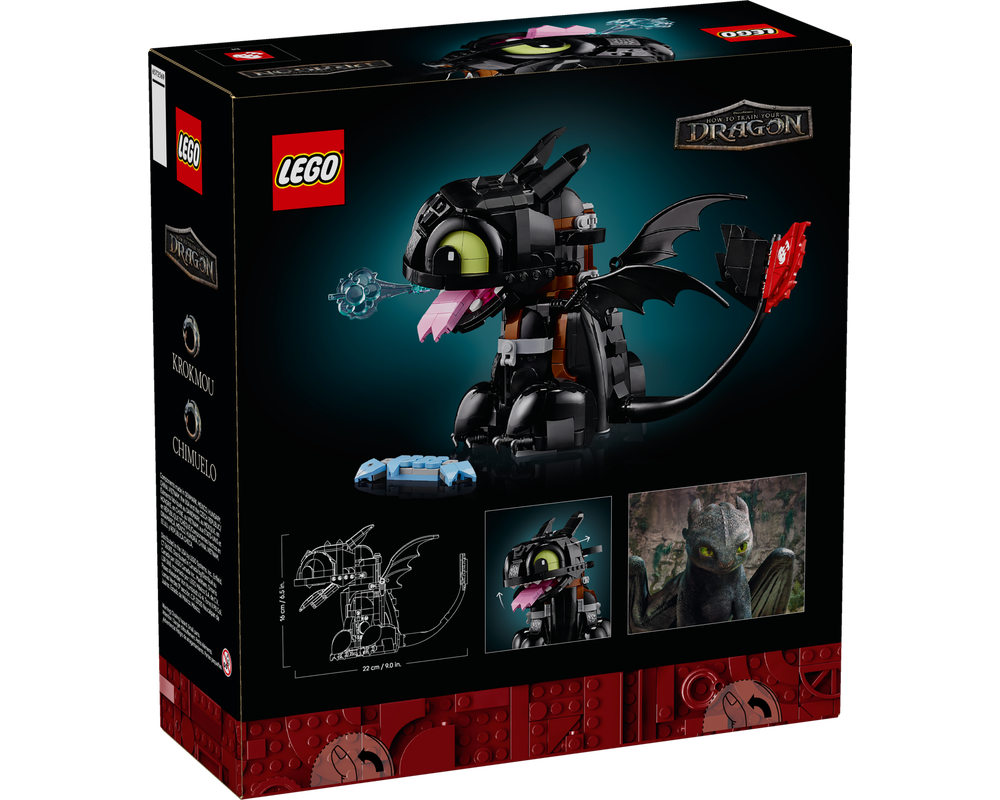 LEGO Set 10375-1 How to Train Your Dragon: Toothless (2025 Icons ...