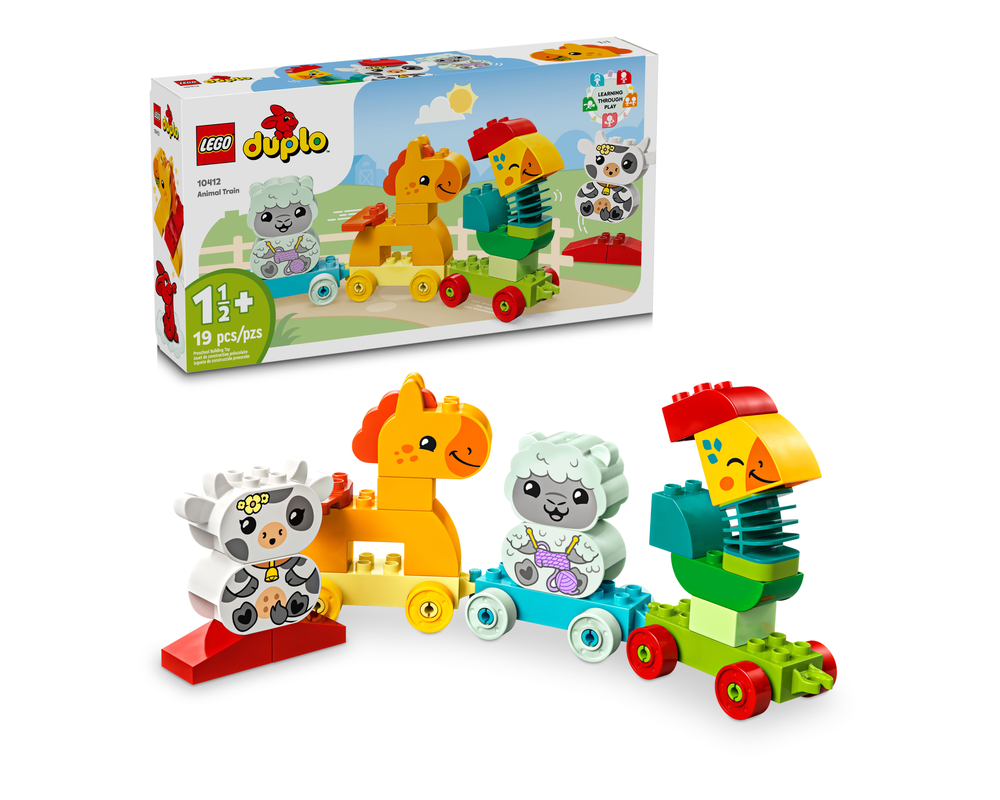 LEGO Set 10412-1 Animal Train (2024 Duplo) | Rebrickable - Build with LEGO