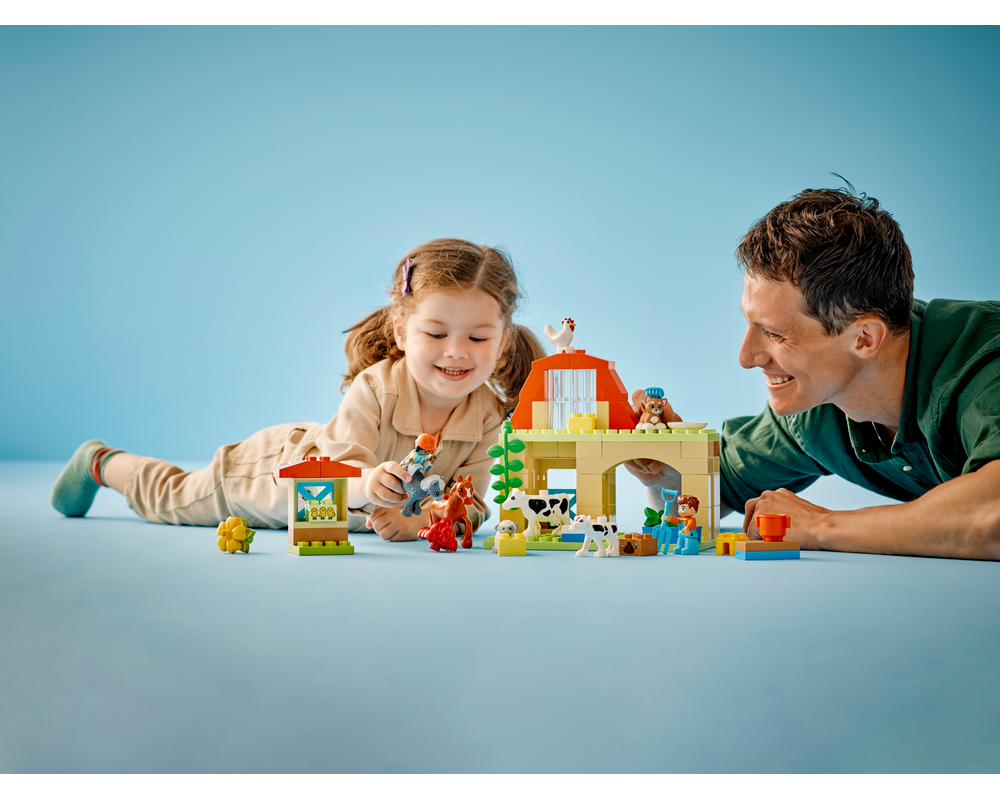 LEGO Set 10416-1 Caring for Animals at the Farm (2024 Duplo ...