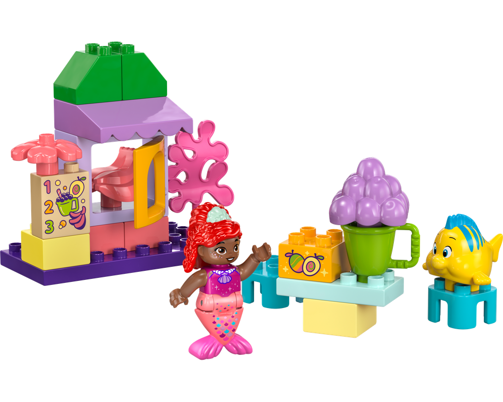 LEGO Set 10420-1 Ariel and Flounder's Café Stand (2024 Duplo > Disney ...