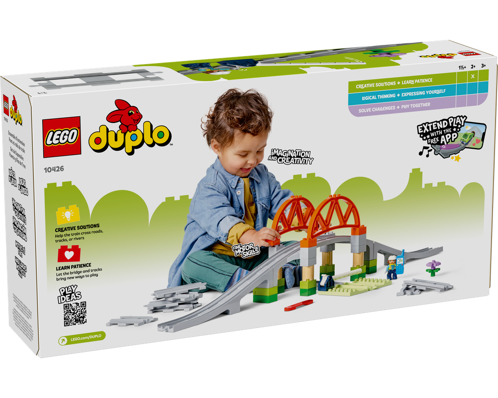 LEGO Set 10426-1 Train Bridge and Tracks Expansion Set (2025 Duplo ...