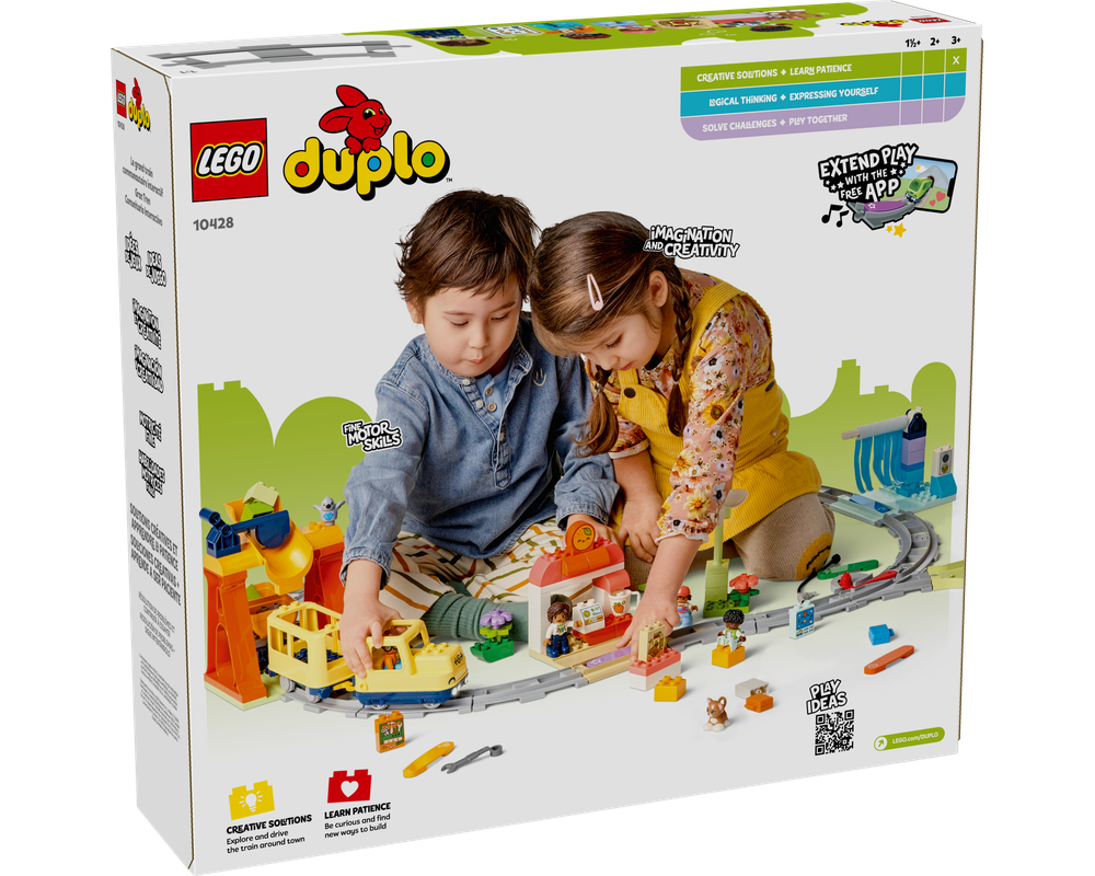 LEGO Set 10428-1 Big Interactive Community Train (2025 Duplo > Trains ...