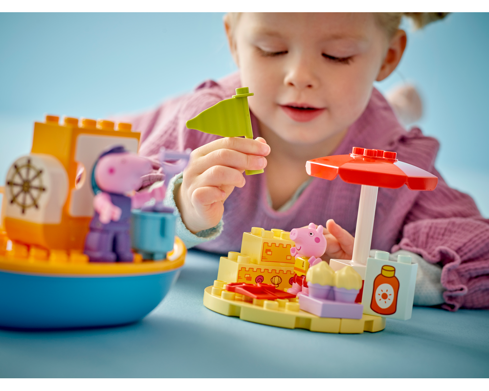 LEGO Set 10432-1 Peppa Pig Boat Trip (2024 Duplo) | Rebrickable - Build ...