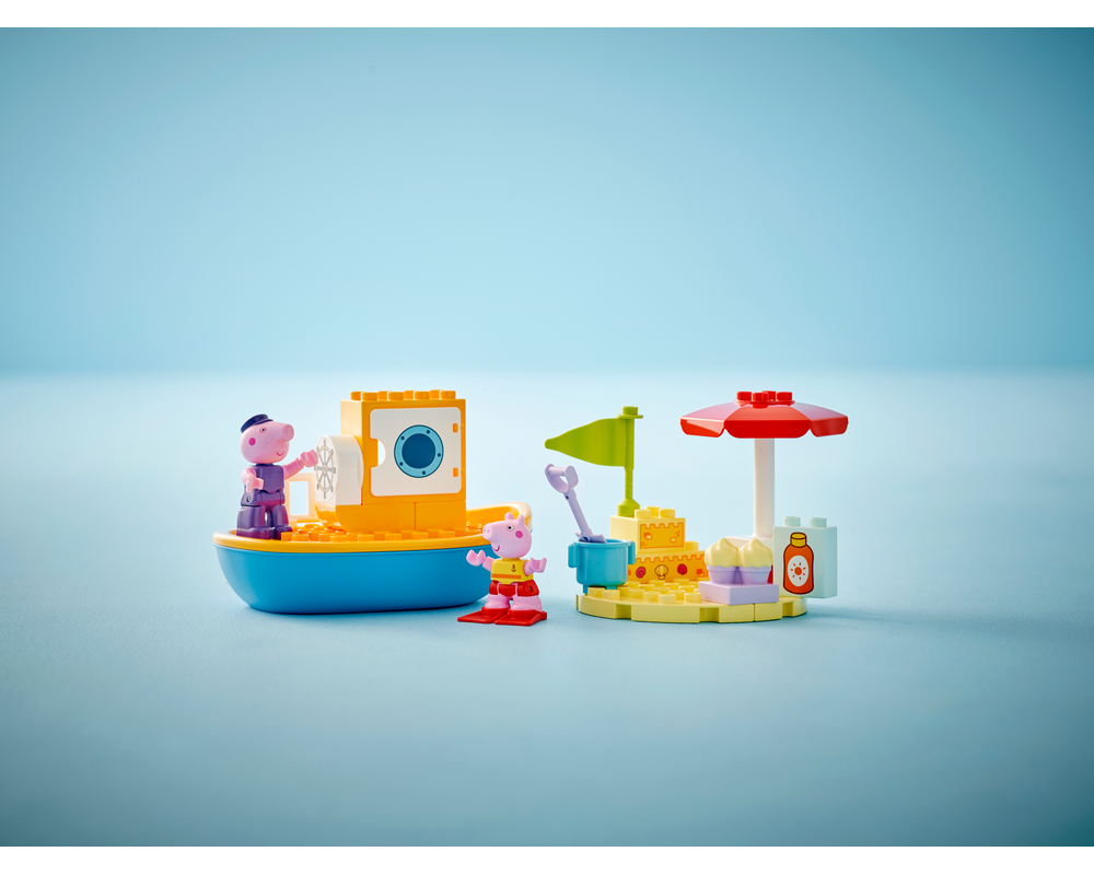 LEGO Set 10432-1 Peppa Pig Boat Trip (2024 Duplo) | Rebrickable - Build ...
