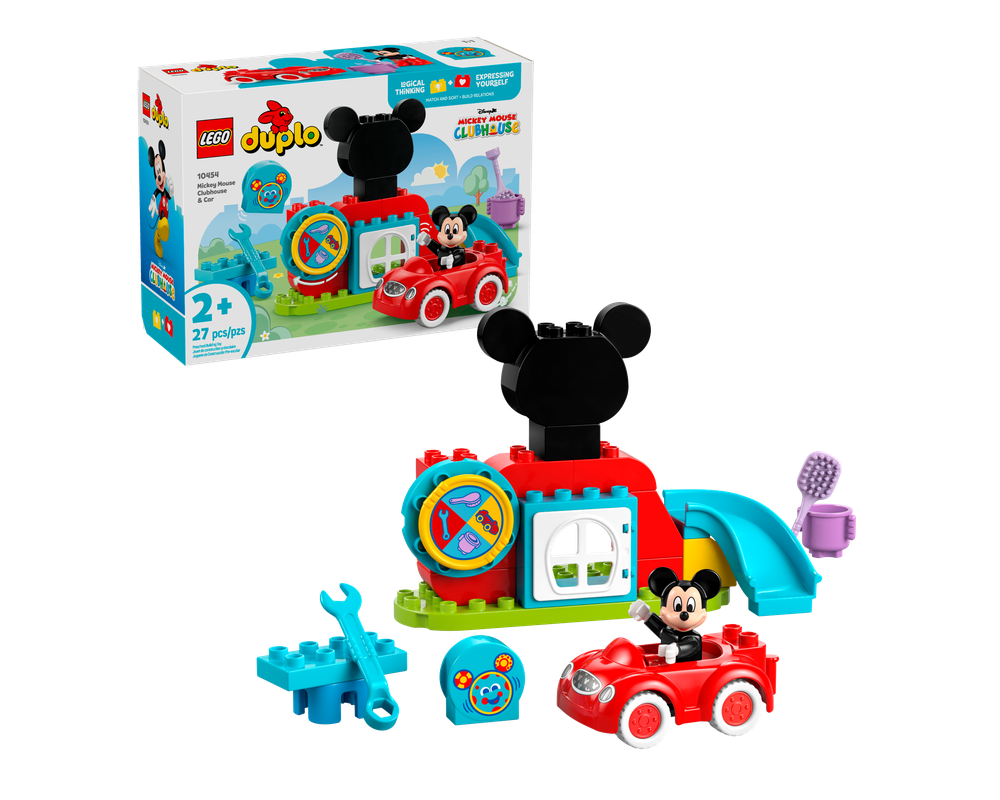LEGO Set 10454-1 Mickey Mouse Clubhouse & Car (2025 Duplo > Disney ...