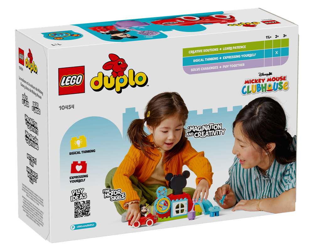 LEGO Set 10454-1 Mickey Mouse Clubhouse & Car (2025 Duplo > Disney ...