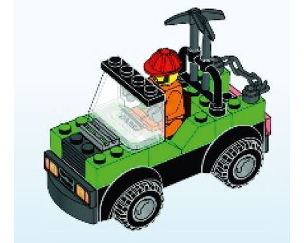 LEGO Set 10667-1-b1 Green SUV (2014 Juniors) | Rebrickable - Build with ...