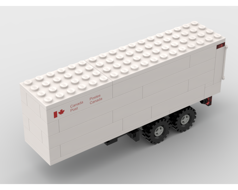 LEGO Set 107-2-s2 Canada Post Trailer (1985 Town > Classic Town ...