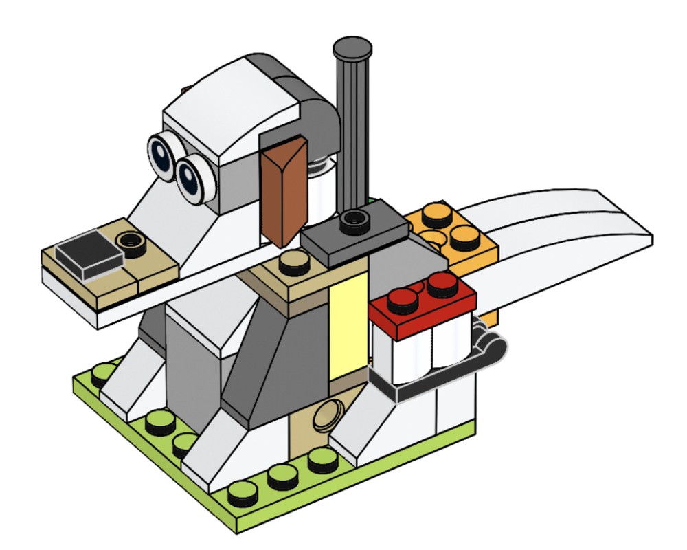 LEGO Set 10712-1-b1 Wagging Dog (2018 Classic) | Rebrickable - Build ...