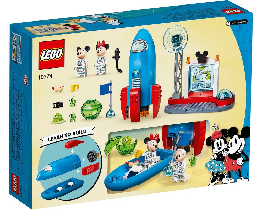 LEGO Set 10774-1 Mickey Mouse & Minnie Mouse's Space Rocket (2021 ...