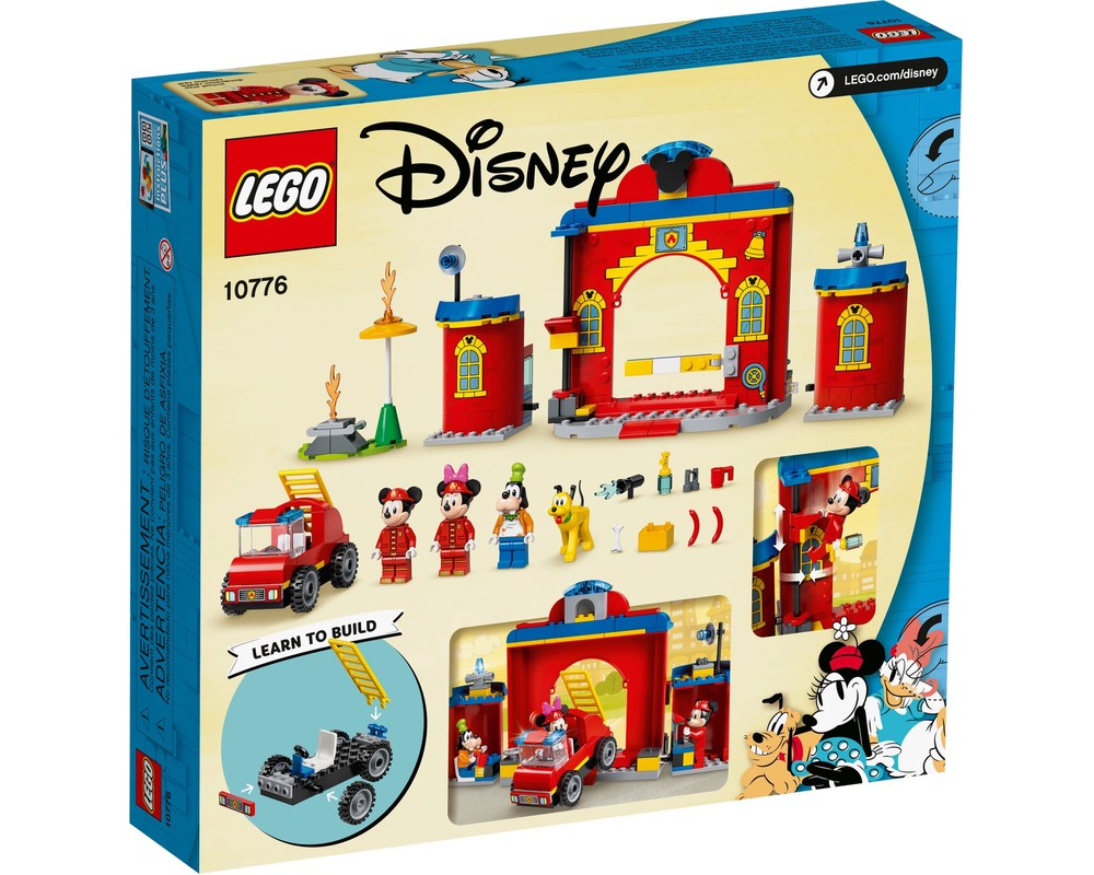 LEGO Set 10776-1 Mickey & Friends Fire Truck & Station (2021 Disney ...