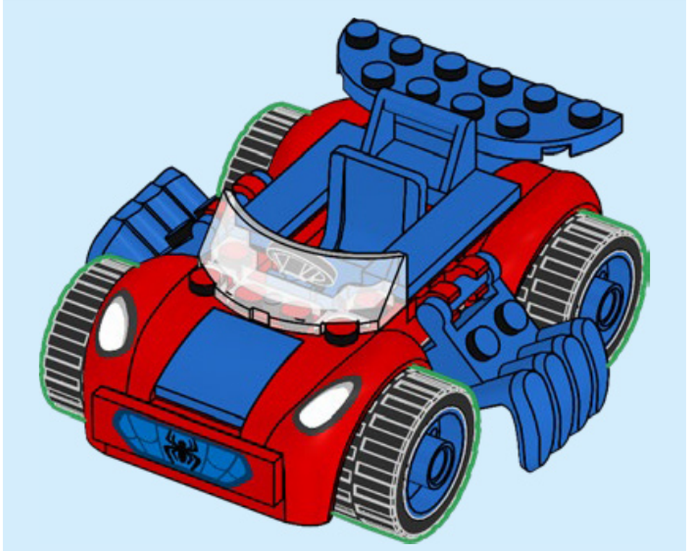 LEGO Set 10783-1-s1 Spider Car (2022 Super Heroes Marvel > Spider-Man ...