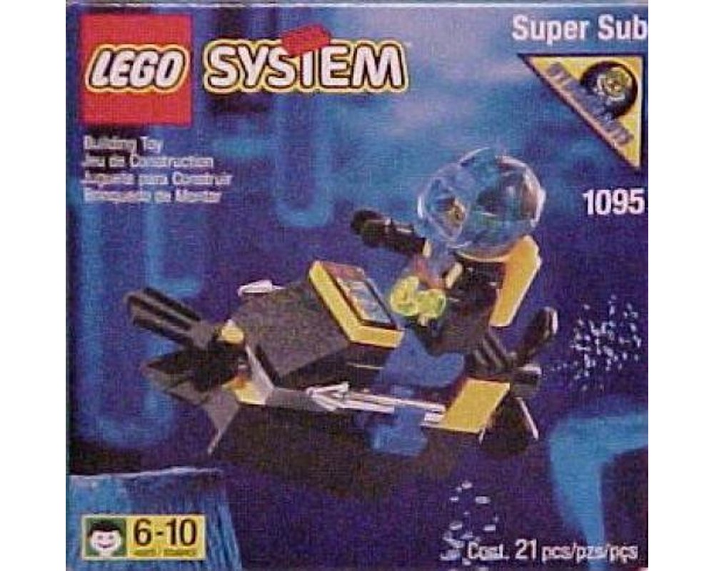 LEGO Set 1095-1 Super Sub (1999 Aquazone > Hydronauts) | Rebrickable ...
