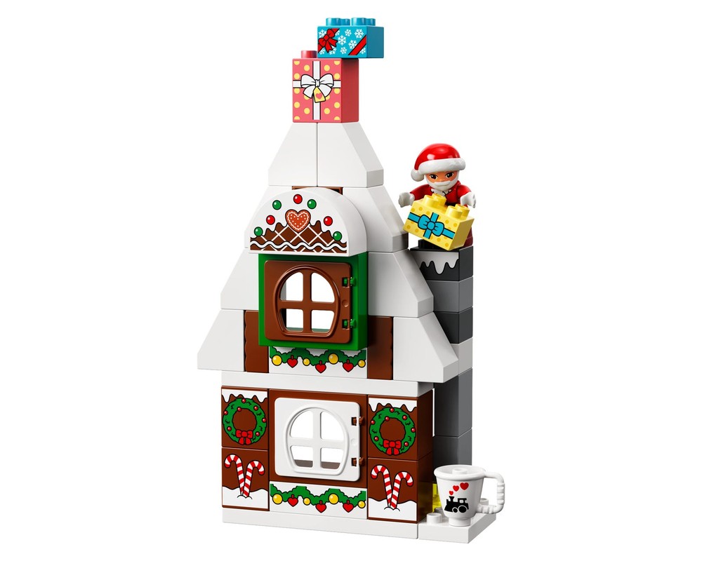 LEGO Set 10976-1 Santa's Gingerbread House (2022 Duplo) | Rebrickable ...