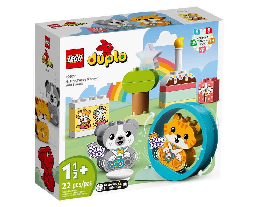 LEGO Set 10977-1 My First Puppy & Kitten With Sounds (2022 Duplo ...